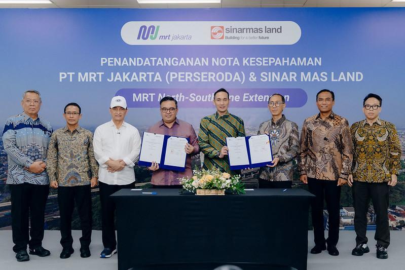 PT MRT Jakarta (Perseroda) dan PT Bumi Serpong Damai, Tbk (“Sinar Mas Land”) Sepakati Kerja Sama ...